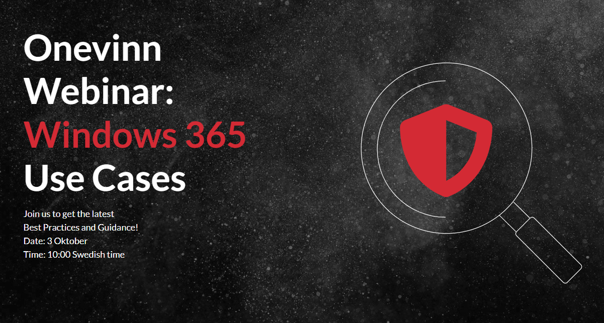 Onevinn Webinar – Windows 365 use cases